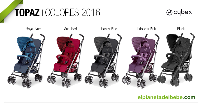 Así son las sillas de paseo Topaz y Onyx de Cybex del catálogo 2016. | Blog
